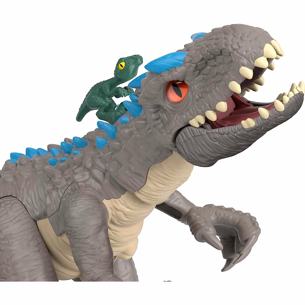 Fisher-Price Imaginext Jurassic World Dinosaur Toy Thrashing Indominus Rex Figure Set for Pretend Play Preschool Kids Ages 3+ Years
