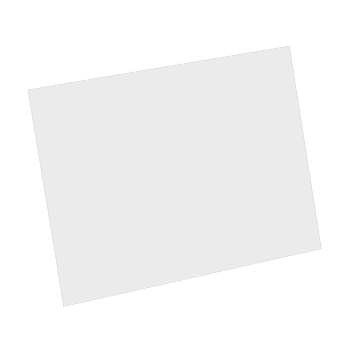 IKN 20x17cm Acoustic Pickguard Blank Material Self Ahesive Guitar Pick Guard Scratch Plate Sheet, Transparent