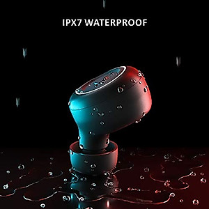 ABRAMTEK Smallest True Wireless Earbuds, E8 Mini Bluetooth 5.0 Headphones, Tiny USB-C Charging Case, IPX7 Waterproof, Stereo Earphones for Sports Workout