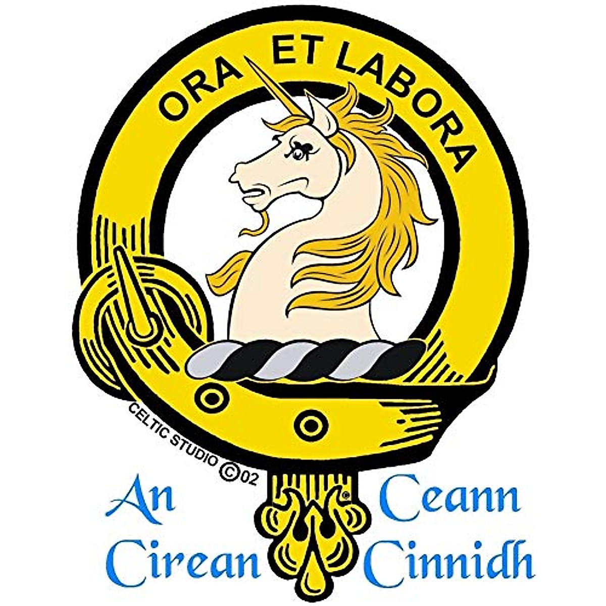 Ramsay Clan Stainless Steel 8oz Flask