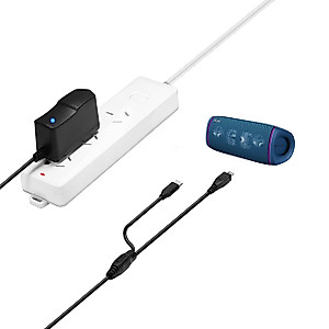 SRS-XB43 Charger AC Wall Adapter Compatible for Sony SRS-XB43, SRS-XB33,SRS-XB23,SRS-XB12,SRS-XB01 Speaker Charging Cord for WF-1000XM3,WF-XB700,WH-1000XM4,WH1000XM3,WHXB900N Charging Cable