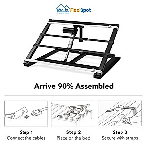 FLEXISPOT S1, Foldable Adjustable Bed Frame Base Twin XL, Bed Recliner, 3-Step Assembly, Whisper Quiet Durable Motor, Sturdy Frame, Best Gift for Family…