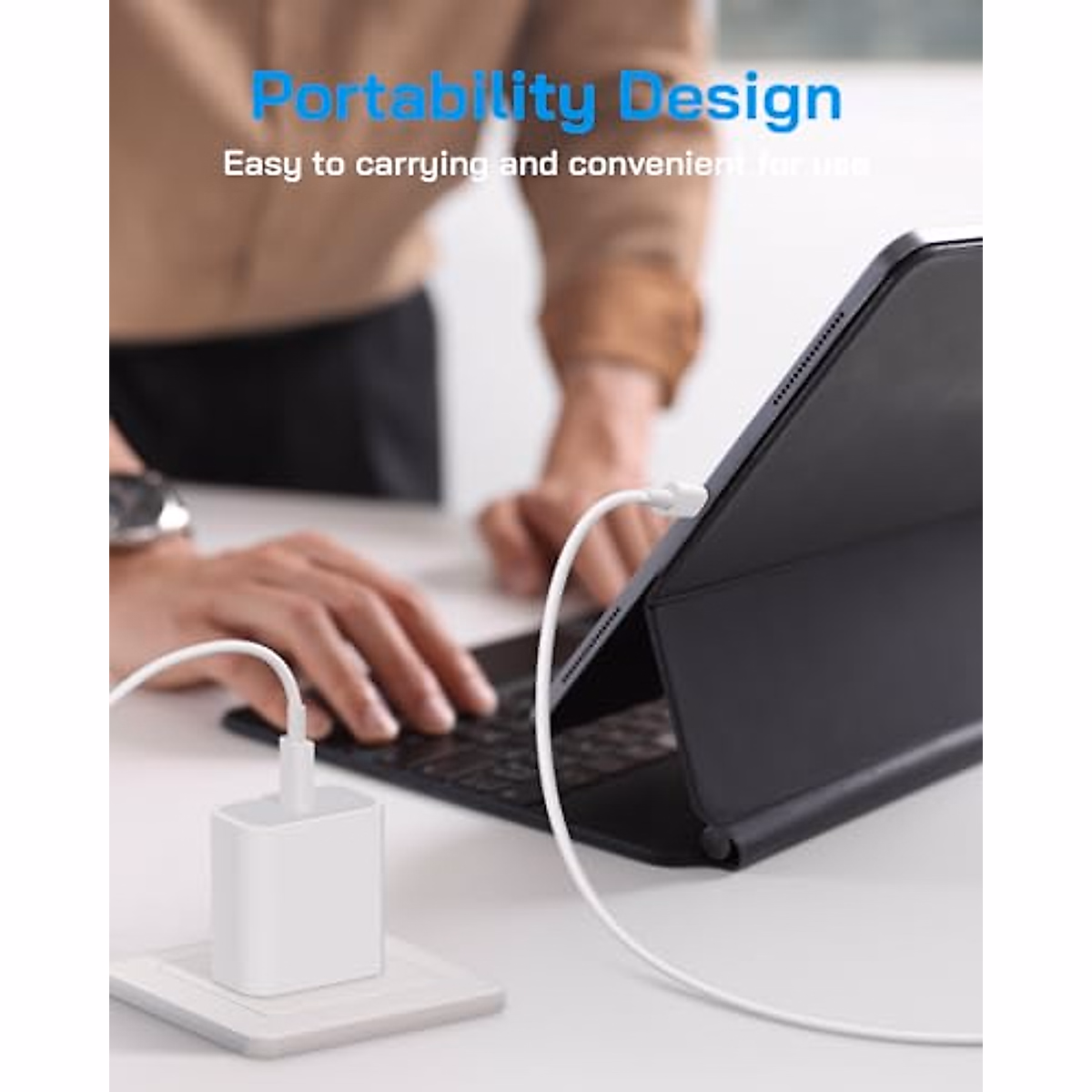 3 Pack i Phone 15 Charger Fast Charging, 20W USB C Charger Block with 6FT USB C i Phone 15 Charger Cable Compatible with Phone 15 Pro Max /15 Plus/,Pad Pro 12.9"/11",iPad Air 5th/4th 10.9"