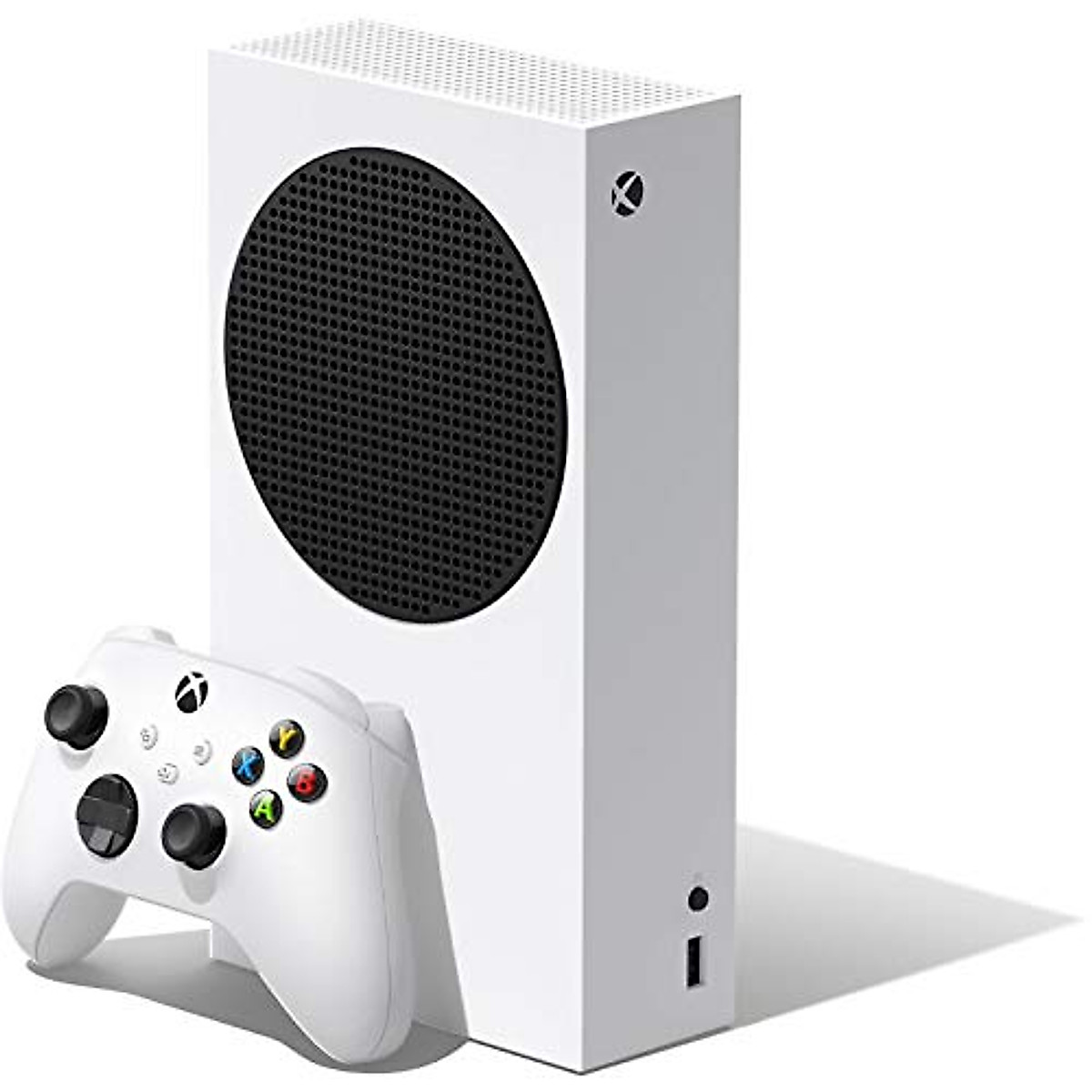 Microsoft Xbox Series S 512GB SSD All-Digital Console with One Wireless Controller, HDR(High Dynamic Range), 3D Spatial Sound, AMD FreeSync, 1440p Gaming Resolution, WiFi, White + 32GB USB Pen