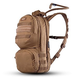 Source Tactical Commander 10L Hydration Pack with 3L WLPS Low Profile Hydration Bladder - Storm High-Flow Push-Pull Drinking Valve - MOLLE Webbing for Equipment Attachment