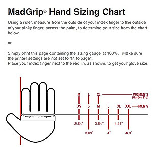 MadGrip Pro Palm Thunderdome Gloves, Large, Grey/Black