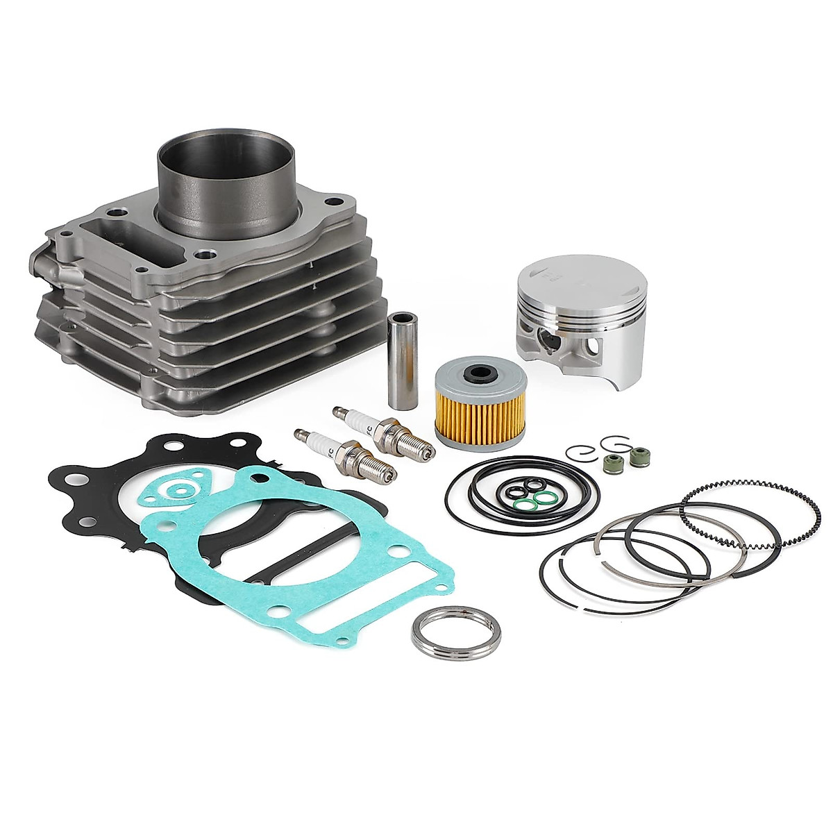 Artudatech Cylinder Piston Top End Gasket Kit for Honda ATV TRX300 FOURTRAX 300 1988, for Honda ATV TRX300 1990-2000, for Honda ATV TRX300FW 1991-1994