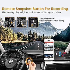 DDPAI Mini3 Dash Cam 1600P, 2K Front Dash Cam Recorder Dashboard 2560x1600P, Front Dashboard Camera for Car DVR Recorder 32GB eMMC Storage |WiFi & App|Night Vision, Parking Mode, Super Capacitor