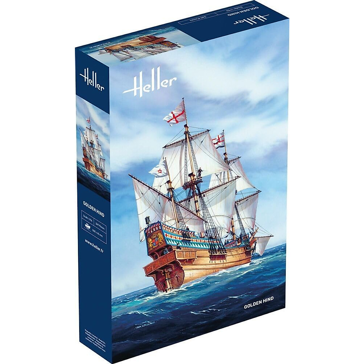 Heller Golden Hind Boat Model Building Kit