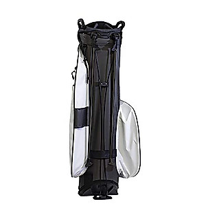Club Champ Waterproof Stand Golf Bag, White/Black (JR989)