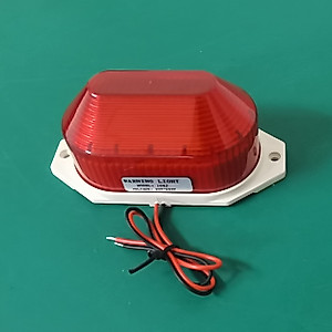 AC110V 120V Strobe Siren Industrial Warning Light and Sound Emergency Panic Alarm can work with Smart Switch Plug (Not Include)