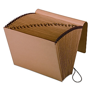 Pendaflex Kraft Expanding Files, Letter size, Redrope, Each (K-17A-OX), Brown