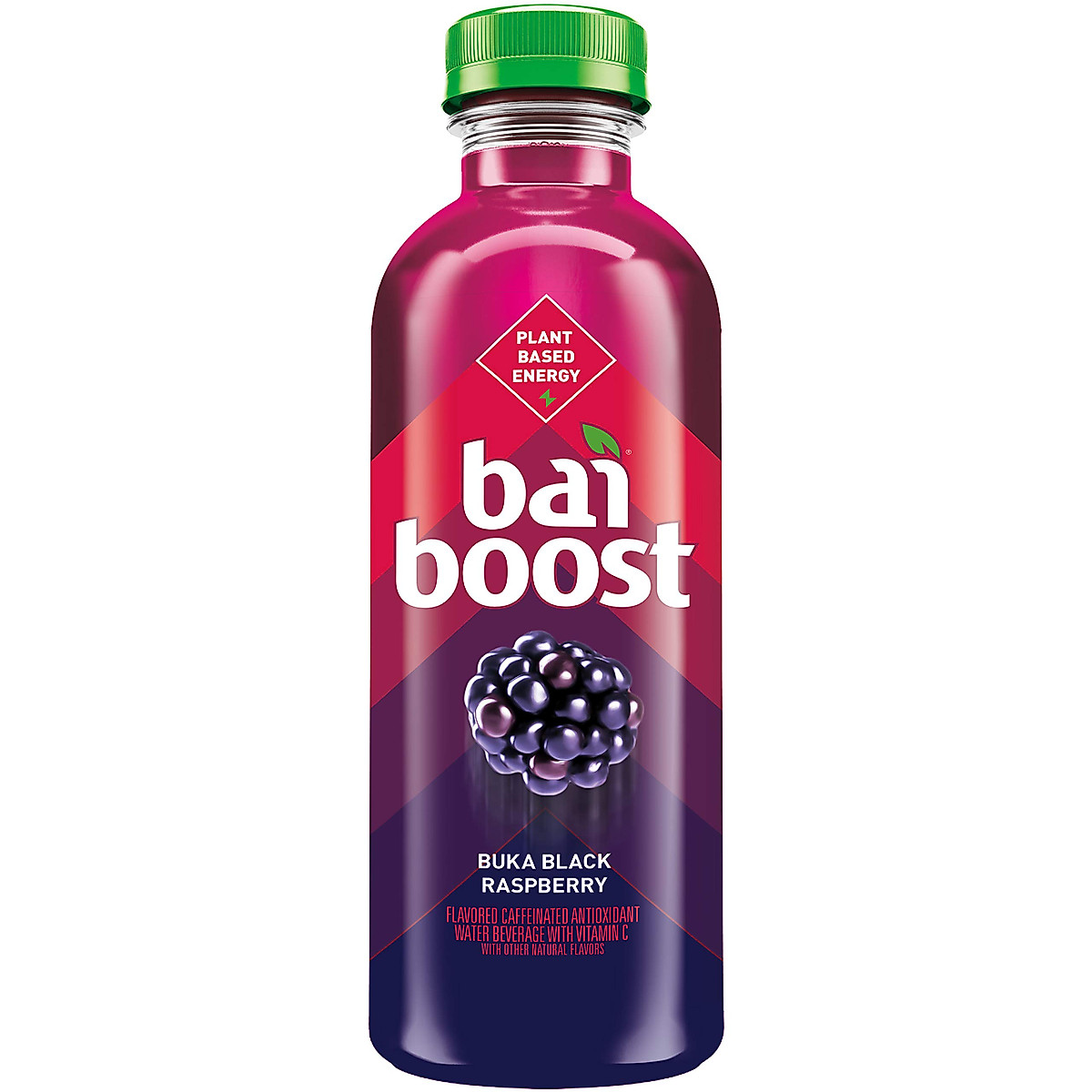 Bai Boost Buka Black Raspberry, Antioxidant Infused Beverage, 18 fl oz bottle (Pack of 12)