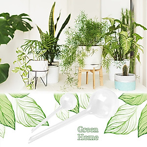 14 Pcs Plant Clear Watering Bulbs,Plastic Automatic Self-Watering Globes,Garden Water Device Watering Bulbs for Plant Flower Indoor Outdoor