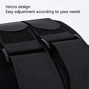 Knee Braces for Knee Pain Arthritis Adjustable Hinged Knee Brace Support for Ligaments Sports Injury Walking Training Leg Restoration Protector (Size : M)