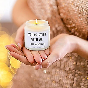 Lavender Scented Candles, Valentine Day Gifts for Him Her, Romantic Present for Women Men Boyfriend Girlfriend Wife Husband BFF Bestie, Anniversary Birthday Dating Gift