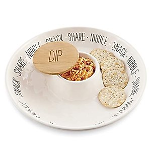 Mud Pie Circa Chip N Dip Set (Bistro Chip n' Dip Server)