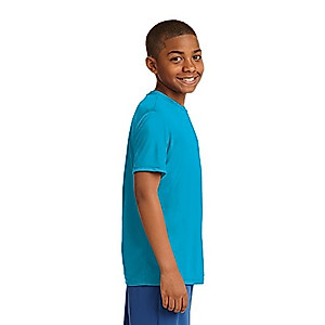 Sport-Tek YST350 Youth Competitor Tee, Atomic Blue, X-Large