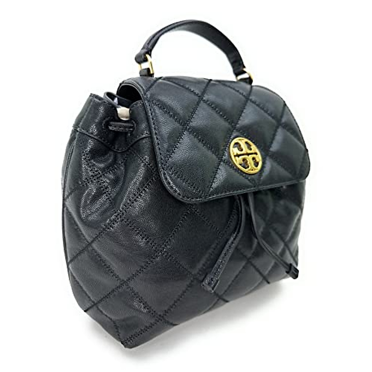 Tory Burch Women's Quilted Willa Backpack (Black)