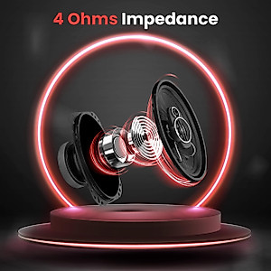 Pyle 3-Way Universal Car Stereo Speakers - 300W 4" x 6" Triaxial Loud Pro Audio Car Speaker Universal OEM Quick Replacement Component Speaker Vehicle Door/Side Panel Mount Compatible PL4163BK (Pair)