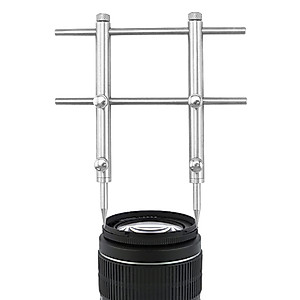 QWORK Camera Lens Openning Repairing Tool Kit, DSLR Camera Tool Set, 3/8" to 3-15/16" Lens Repair Set, Anti-Magnetic 3 Tips, 6 Screws and 2 Hexagon Wrench for Canon Nikon Sony Olympus Camera