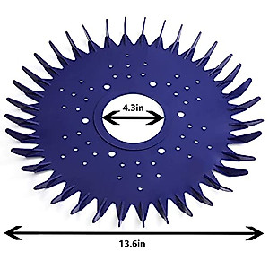 Funmit Pool Cleaner Finned Seal disc Skirt Replacement Part for Zo-diac Baracuda G2 G3 G4 Pool Cleaner W70329 W83277 W70464 (1 Pack)