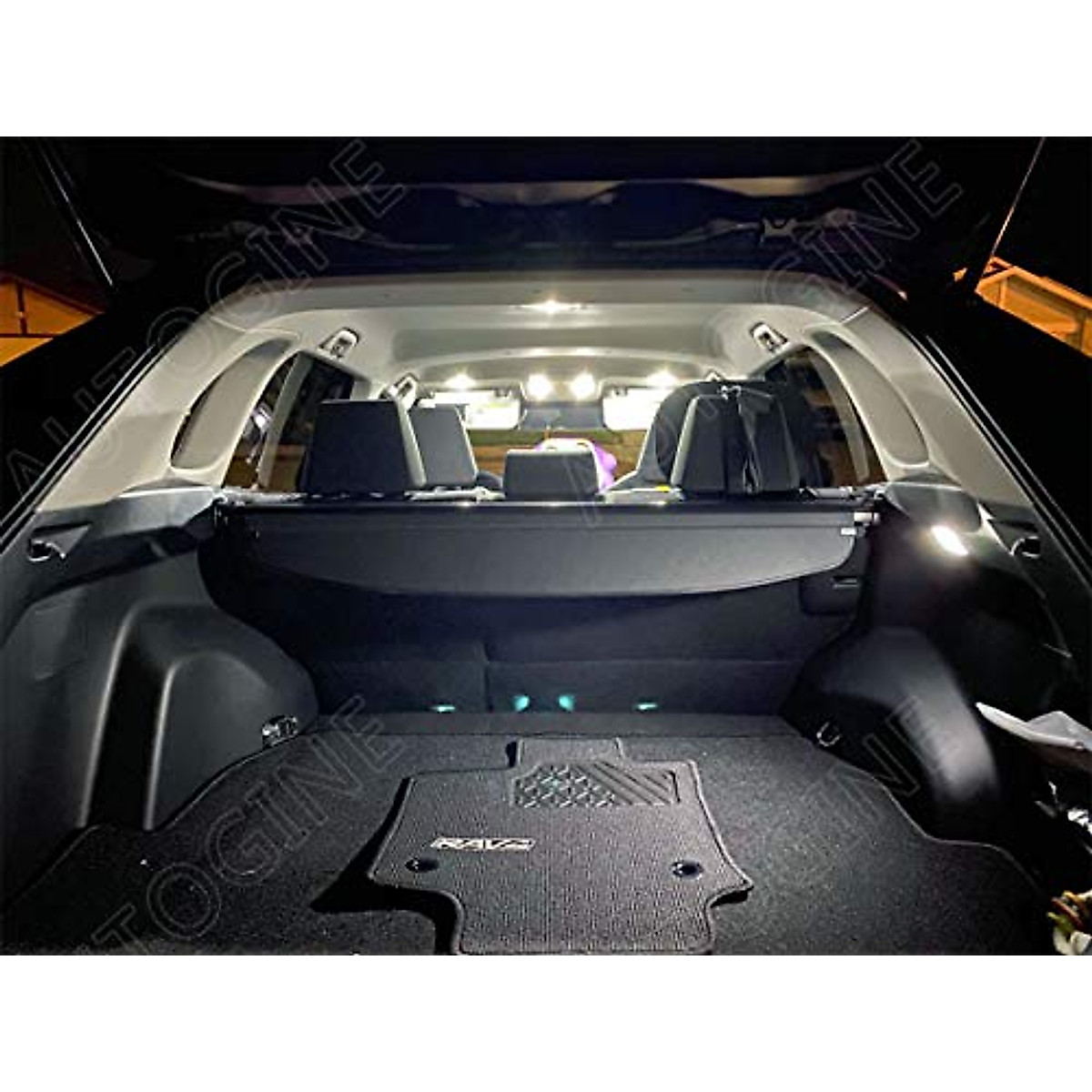 AUTOGINE White LED Interior Lights Kit for Toyota RAV4 2016 2017 2018 2019 2020 2021 Super Bright 6000K Interior LED Lights Bulbs Package + Install Tool
