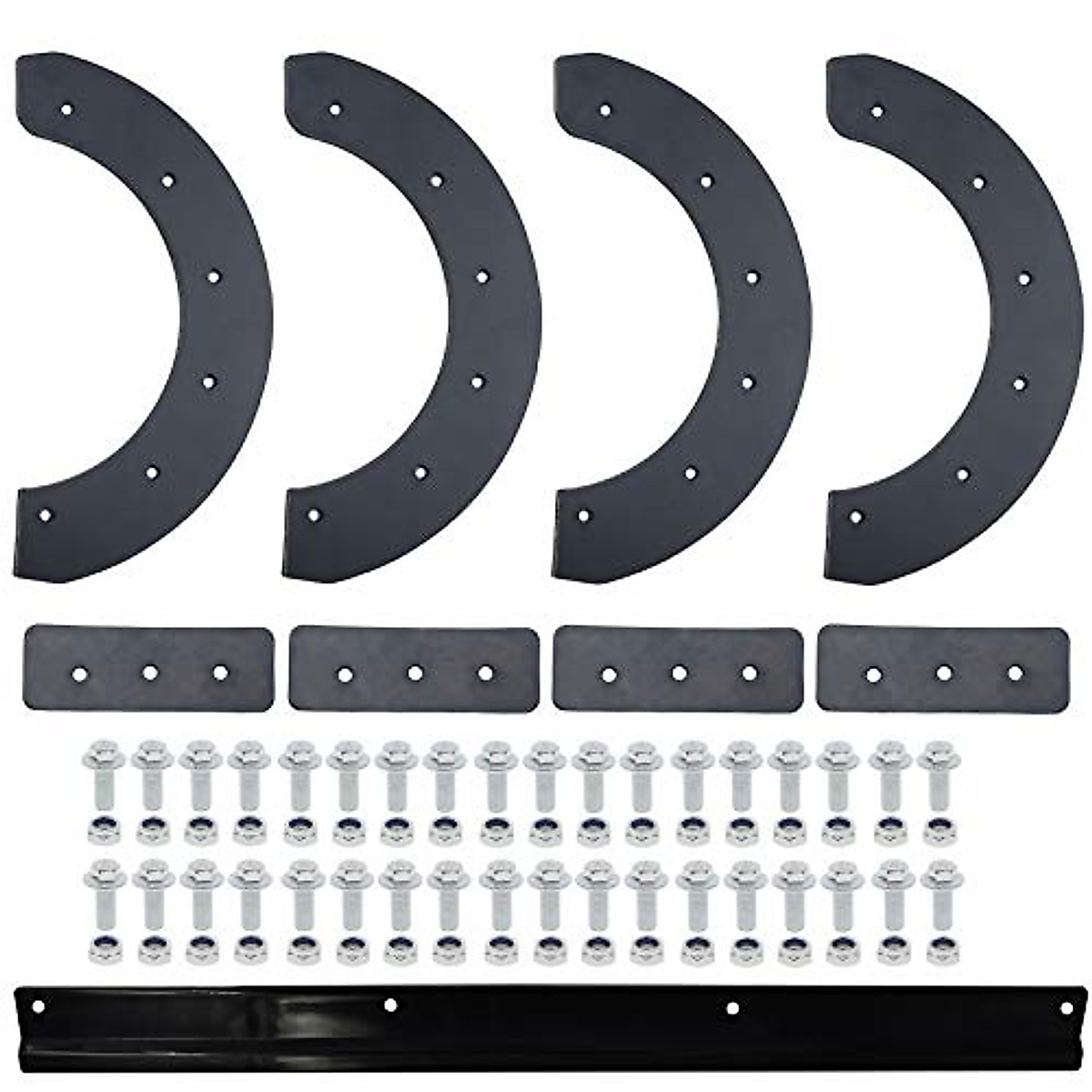 ANTO 302565MA Snow Blower Paddles with Scraper Bar Blade 55323MA for NOMA C2030-010, for Craftsman C950-52103 20" 21" 22" Snowblowers