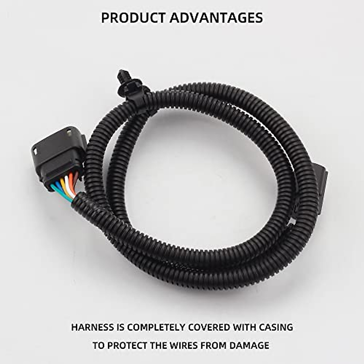 Dasbecan Tailgate Backup Camera Wiring Harness Compatible with 2013-2016 Ford F250 F350 F450 F550 Super Duty Replaces# DC3Z-14A412-A FC3Z-14A412-A