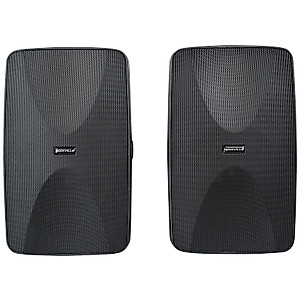 Rockville 2 WET-6525B 6.5" 70V Commercial Indoor/Outdoor Wall Speakers in Black