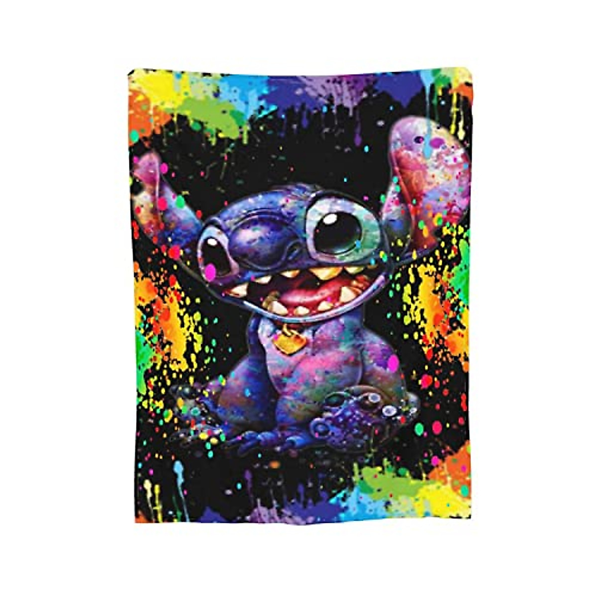 Cartoon Blanket Super Soft Flannel Throw Blanket Cute Anime Warm Blanket for Comfortable Bedding Office Travel and Sofa All Season (Blankets-1,60X50 in)