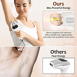 Hair Removal for Women and Man hair removal UPGRADE to 999,999 Permanent Flashes Facial body Profesional Hair Remover Device