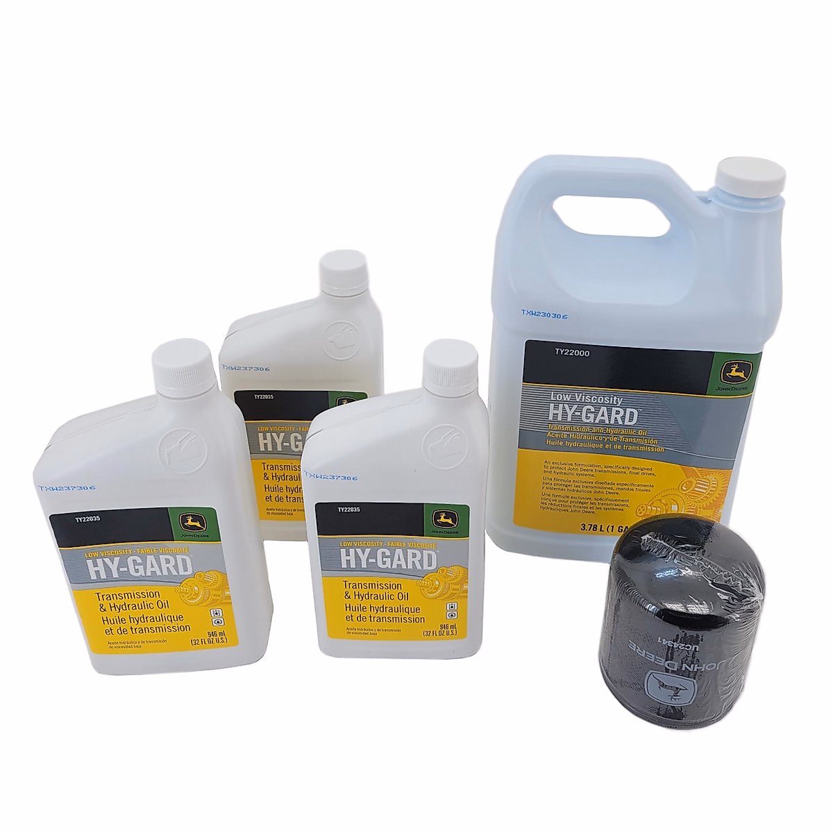 John Deere X700/X728/X740/X748/X749 (2WS) Transmission Filter/Oil Kit - UC24341B