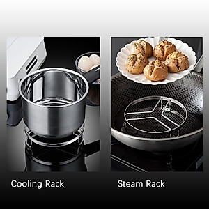 Steamer Rack, Stainless Steel Trivet for Instant Pot, Cooling Rack, Pot Steamer Insert, Steaming Tray for Hot Pots and Pans, Steamer Kitchen, Steamer Tray for Pot, Steel Trivets for Hot Pots and Pans.