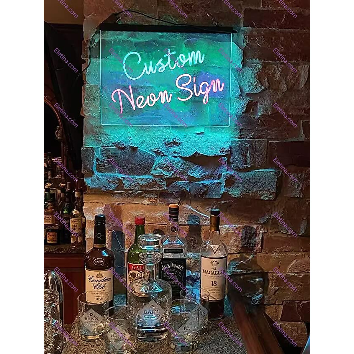 JYSW Tiki Open Led Lamp USB Powered Beer Neon Bar Signs, Acrylic Bar Decor for Home, Man Cave, Home Bar, Club, Bistro, Party, Store,Gifts, Bedroom