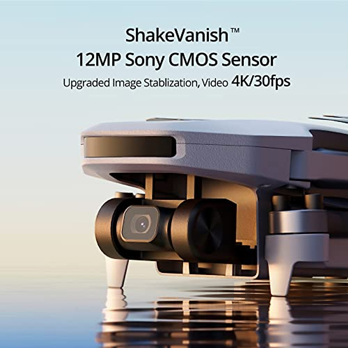 Potensic ATOM SE Combo GPS Drone Quadcopter with 4K ShakeVanish Camera Less Than 249g, 62 Mins Flight Time, 4km FPV Transmission, Max. Speed 16m/s, Auto Return