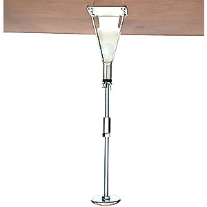 Platform Bed Center Slat Support Leg by Choice Parts|Modern & Extra Durable Steel Furniture Foot w/ Adjustable Height|Ultimate Frame Support System for Wooden Slats and Mattresses|No Scratch Glide (3)