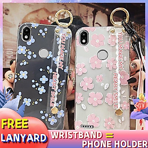 Lulumi Beautiful Cute Phone Case for Infinix Smart 2 X5515, Shockproof for Woman for Man Black Case for Girls Anti-dust Cover Back Cover for Men Dirt-Resistant TPU Fashion Design, 5