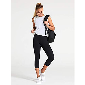 Dragon Fit Women Sleeveless Yoga Tops Workout Cool T-Shirt Running Short Tank Crop Tops (White, Small)