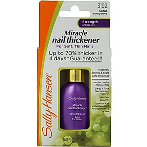Sally Hansen Miracle Nail Thickener™, Nail Strengthener, Includes Calcium and Ceramic Gel Formula