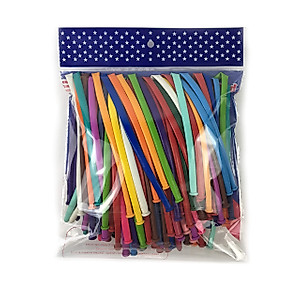 KADBANER 260Q Long Balloons 100-Pack latex balloons,Graduation, Wedding,Reunion Party, Birthday