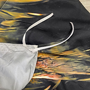 Duvet Cover Queen Eagle Black Easy Care Soft Cosy Queen Bedding (90x90in) with Zipper Closure and 2 Pillowcase 20" X 26" Suitable for Adults and Children