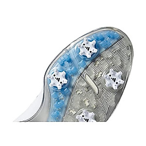 adidas Women's ZG23 Golf Shoes, Footwear White/Blue Fusion Metallic/Silver Metallic, 5.5