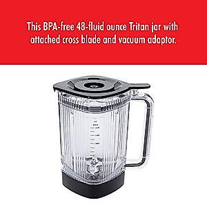 ZWILLING Enfinigy 48-oz Power Blender Jar with Cross Blade and Vacuum Lid - Black