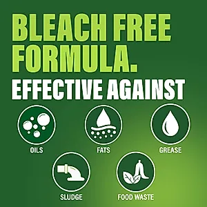 Green Gobbler ENZYMES for Grease Trap & Sewer - Controls Foul Odors & Breaks Down Grease, Paper, Fat & Oil in Sewer Lines, Septic Tanks & Grease Traps (1 Gallon)