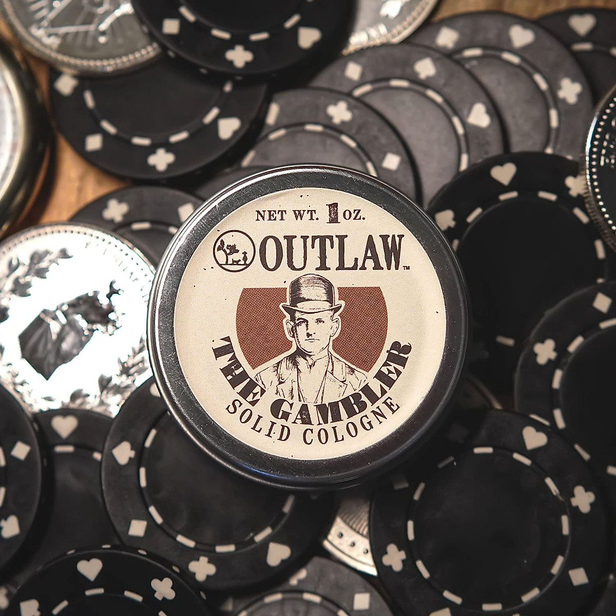 Western Cologne Gift Set - The Scent of the Wild West in 3 Perfectly Pocket-sized Solid Cologne Tins - 0.5 oz Each - Handmade in the USA - Outlaw “The Outlaw's Life”