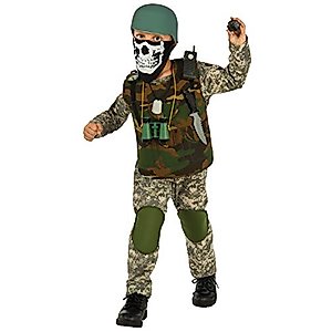 Rubies Child's Camo Trooper Costume, Medium