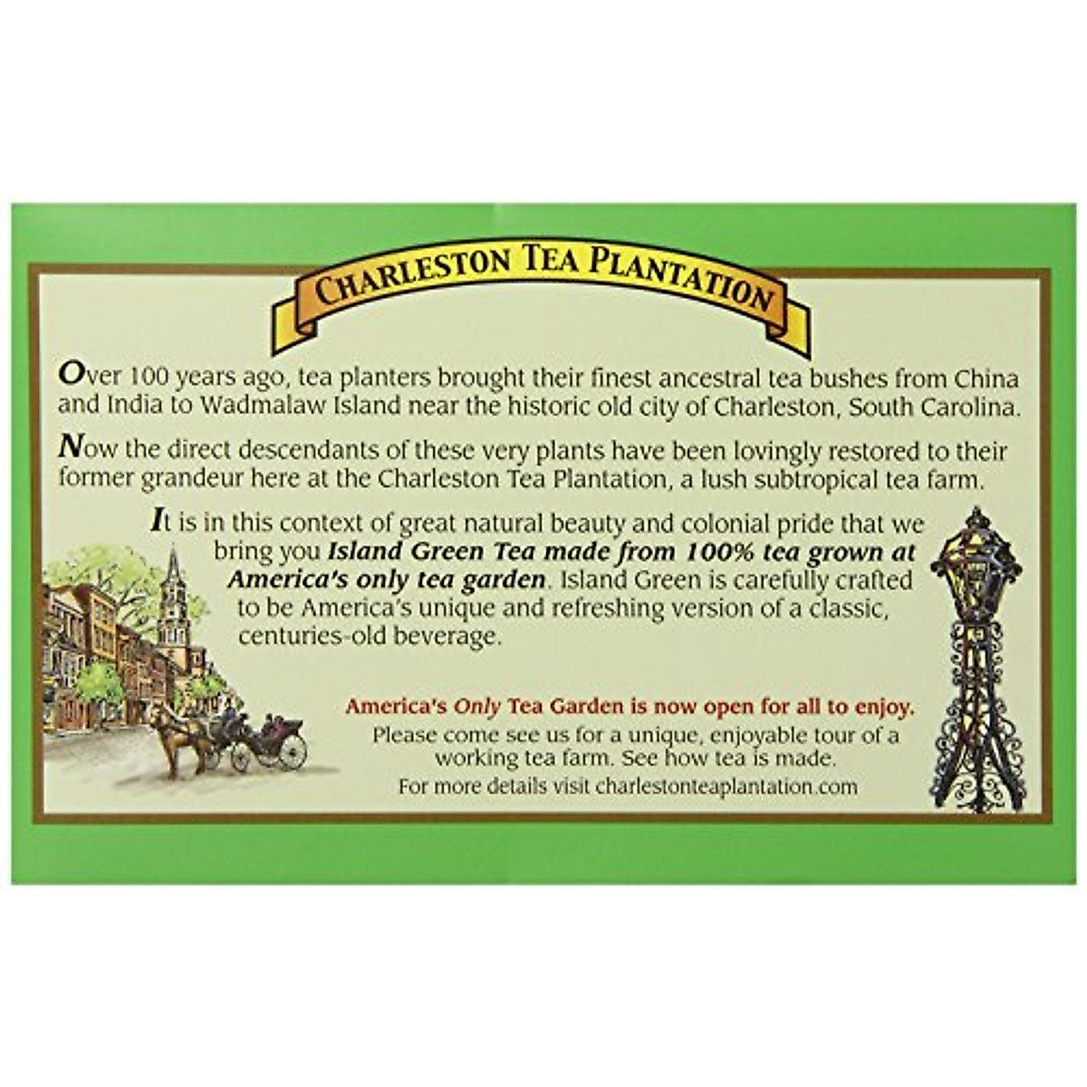 Island Green Pyramid Teabags, 12 Count