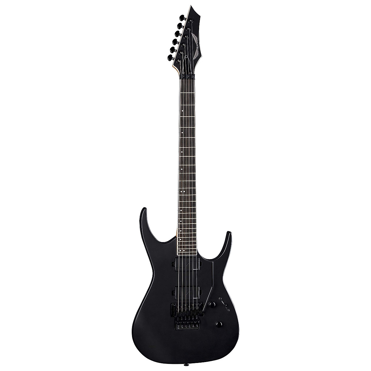 Dean Guitars 6 String Exile Select Floyd Fluence Electric Guitar, Black Satin, Right, F FL BKS