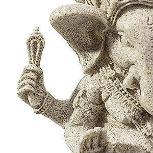 rosenice Elephant Statue Sculpture Sandstone Ganesha Buddha Handmade Figurine